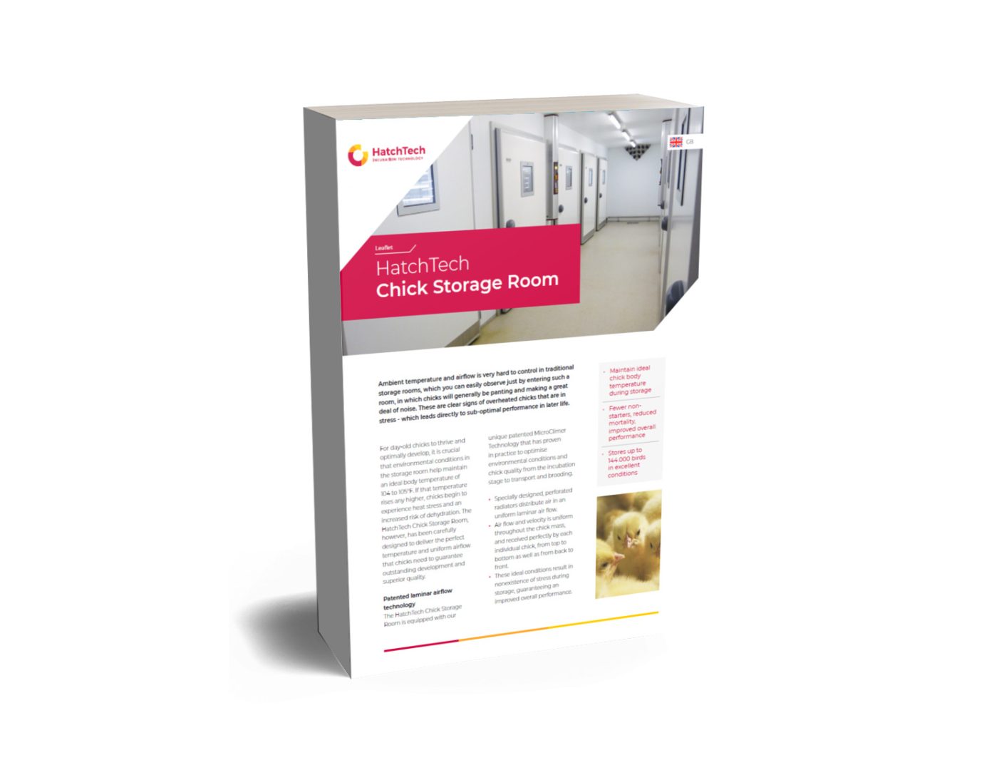 Chick Storage Room - Optimal chick storage conditions - HatchTech